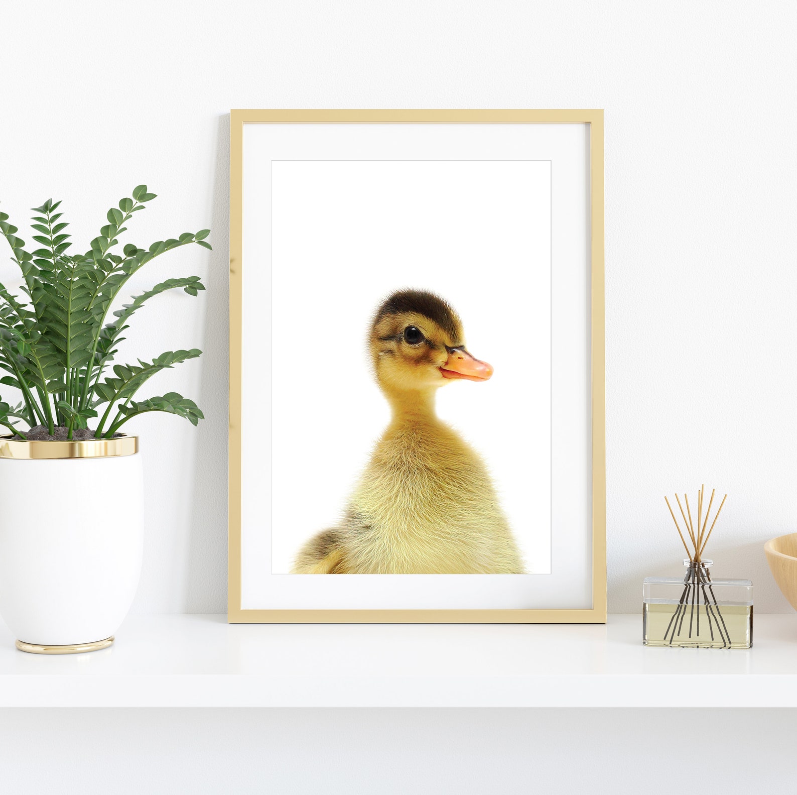 Duckling Print, Nursery Baby Animal Wall Art, Farm Decor, Farmhouse ...