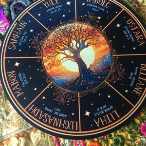 Tree of Life Wheel of the Year - Etsy