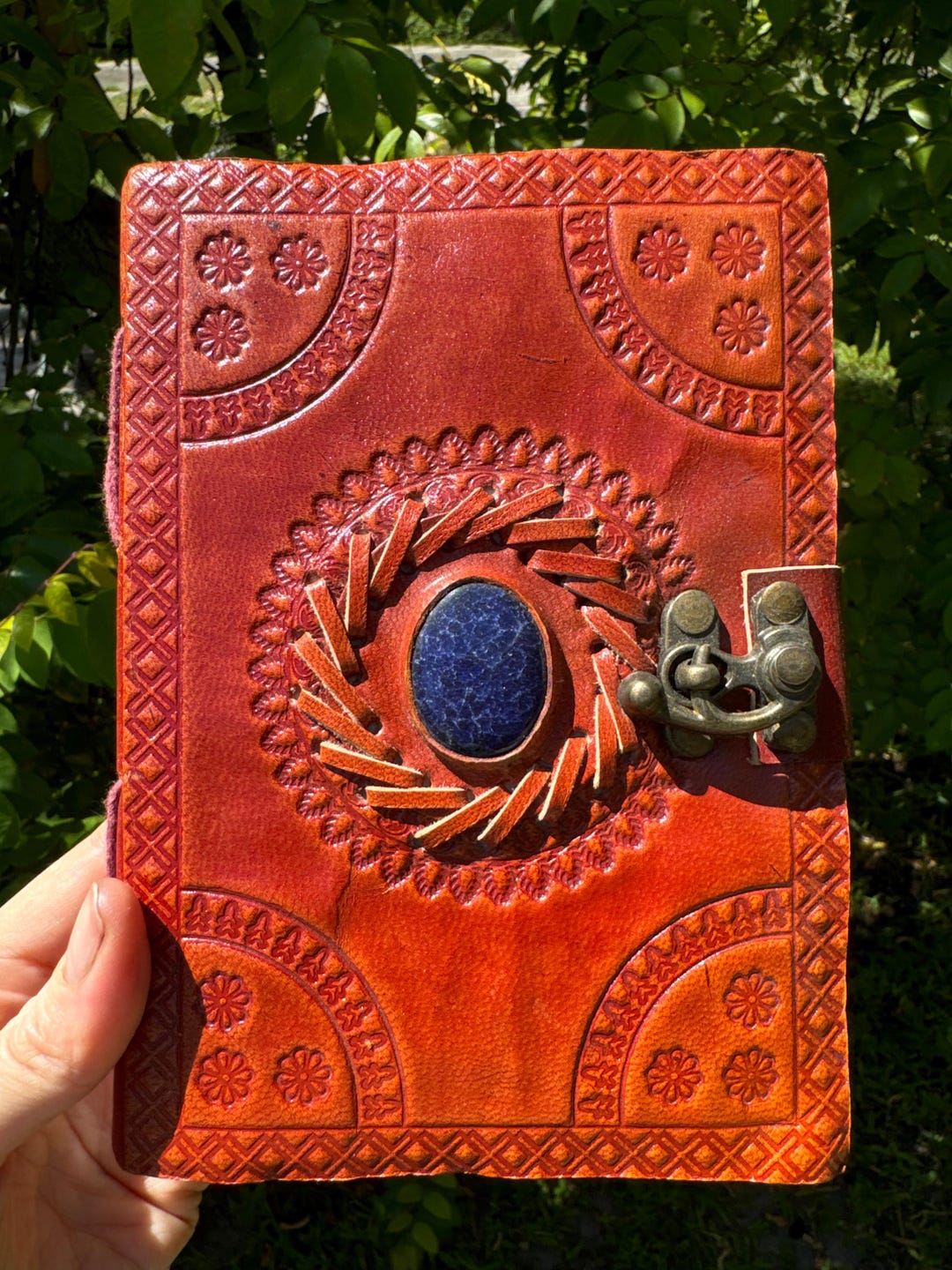 Shadow Work Lapis Leather Journal - Etsy