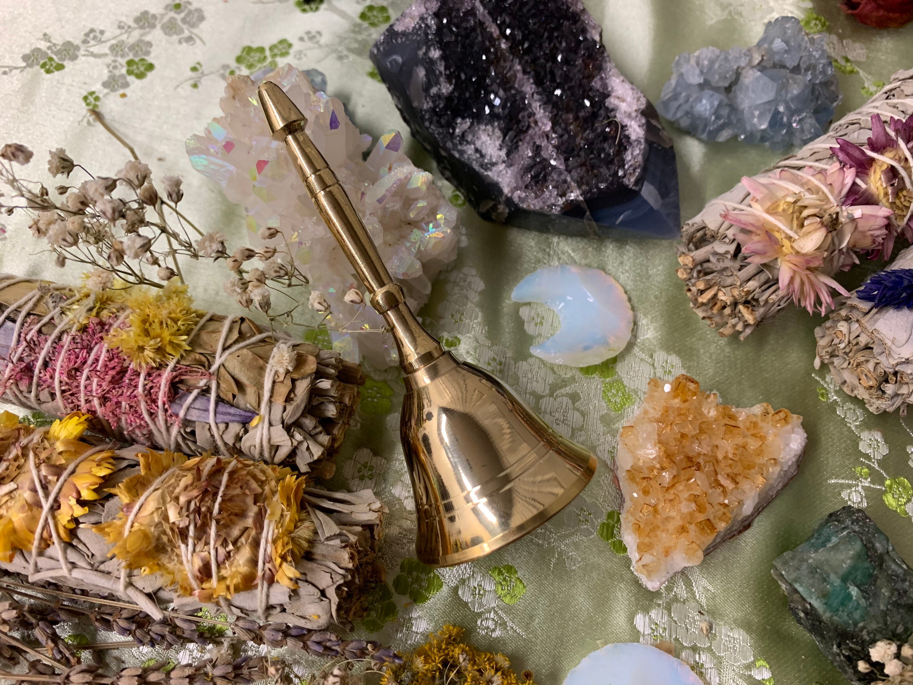 Brass Altar Bell 4 - Etsy