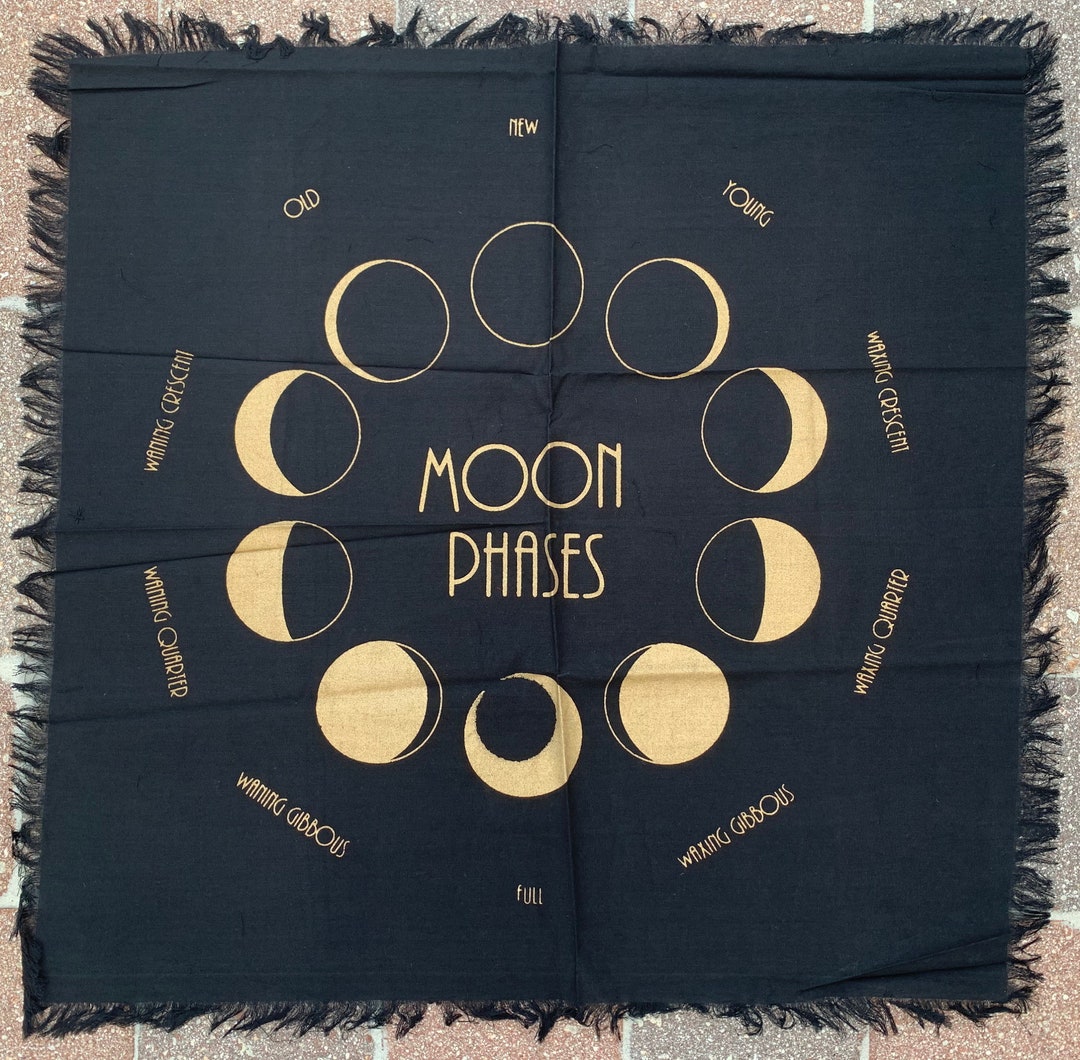 Moon Phases Altar Cloth - Etsy