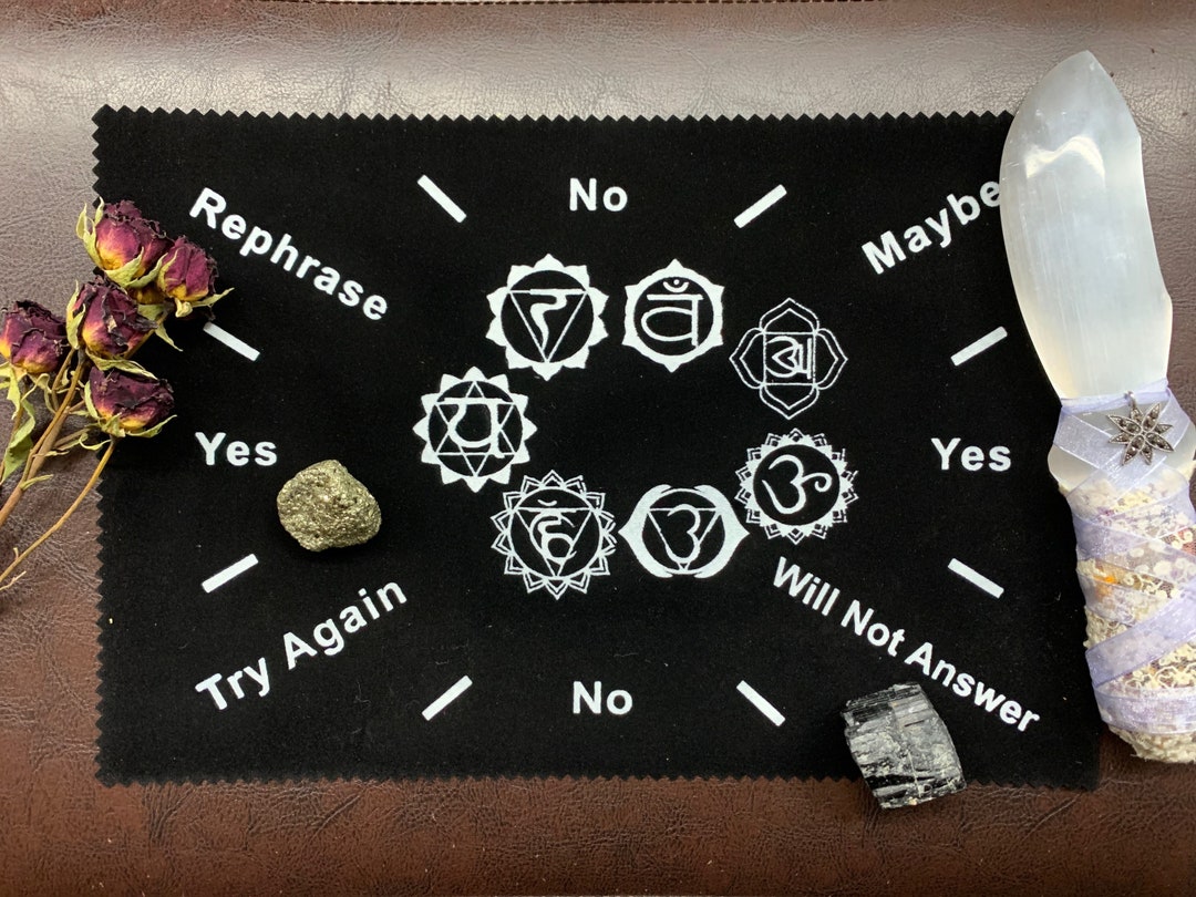 Seven Chakra Pendulum Mat - Etsy