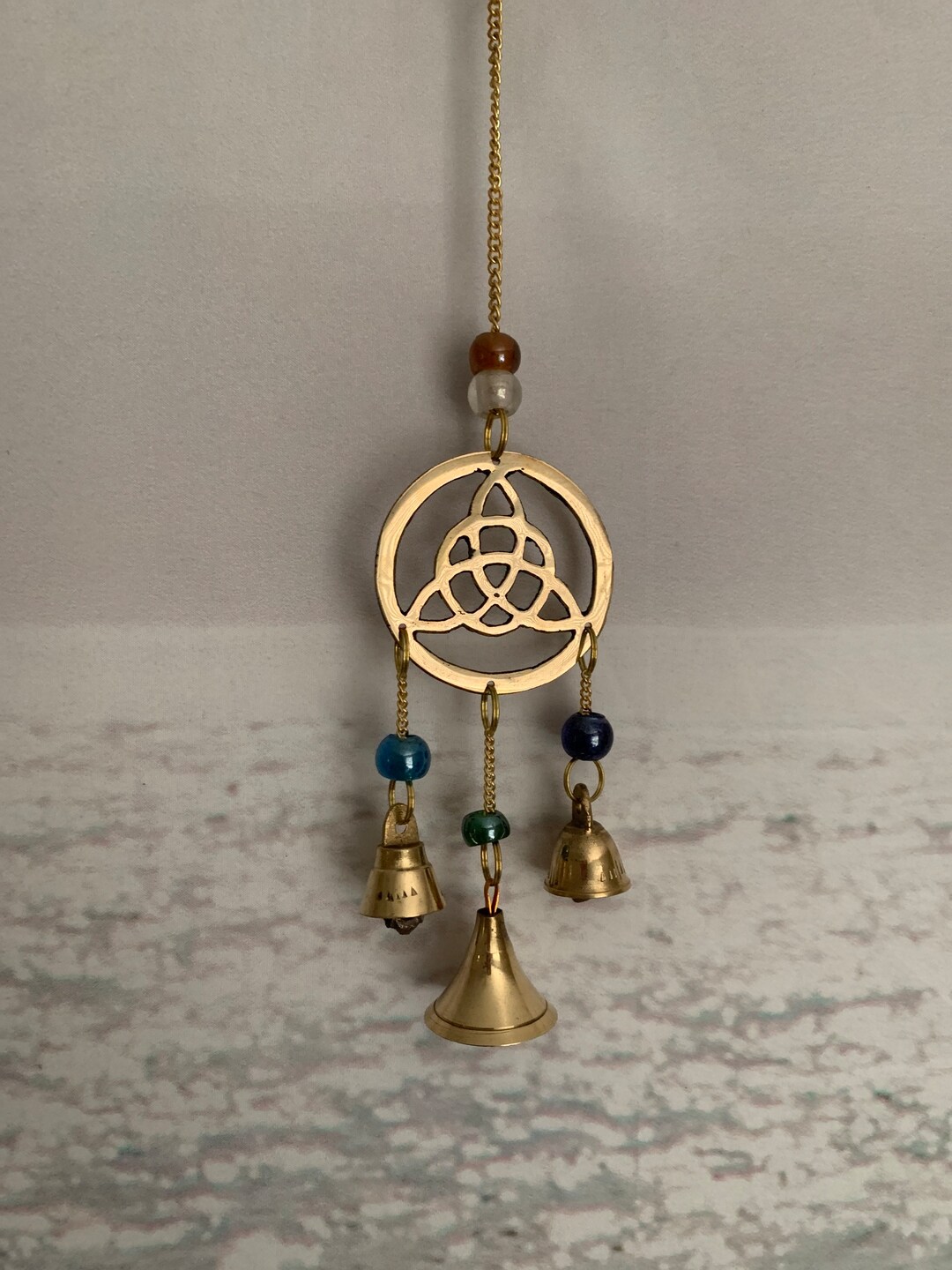 Multi-color Triquetra Wind Chime - Etsy