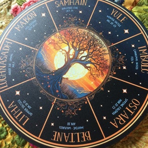 Tree of Life Wheel of the Year - Etsy