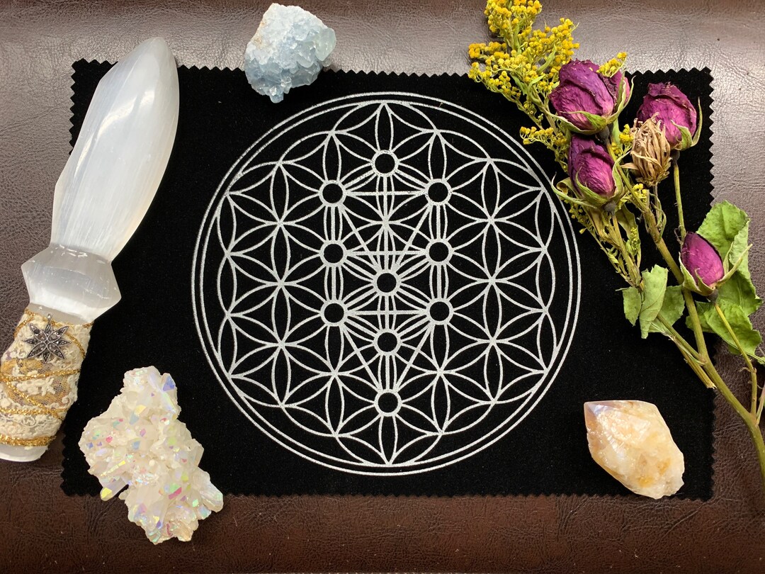 Tree of Life Sacred Geometry Crystal Grid - Etsy