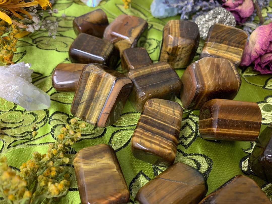 Tumbled Tiger Eye - Etsy