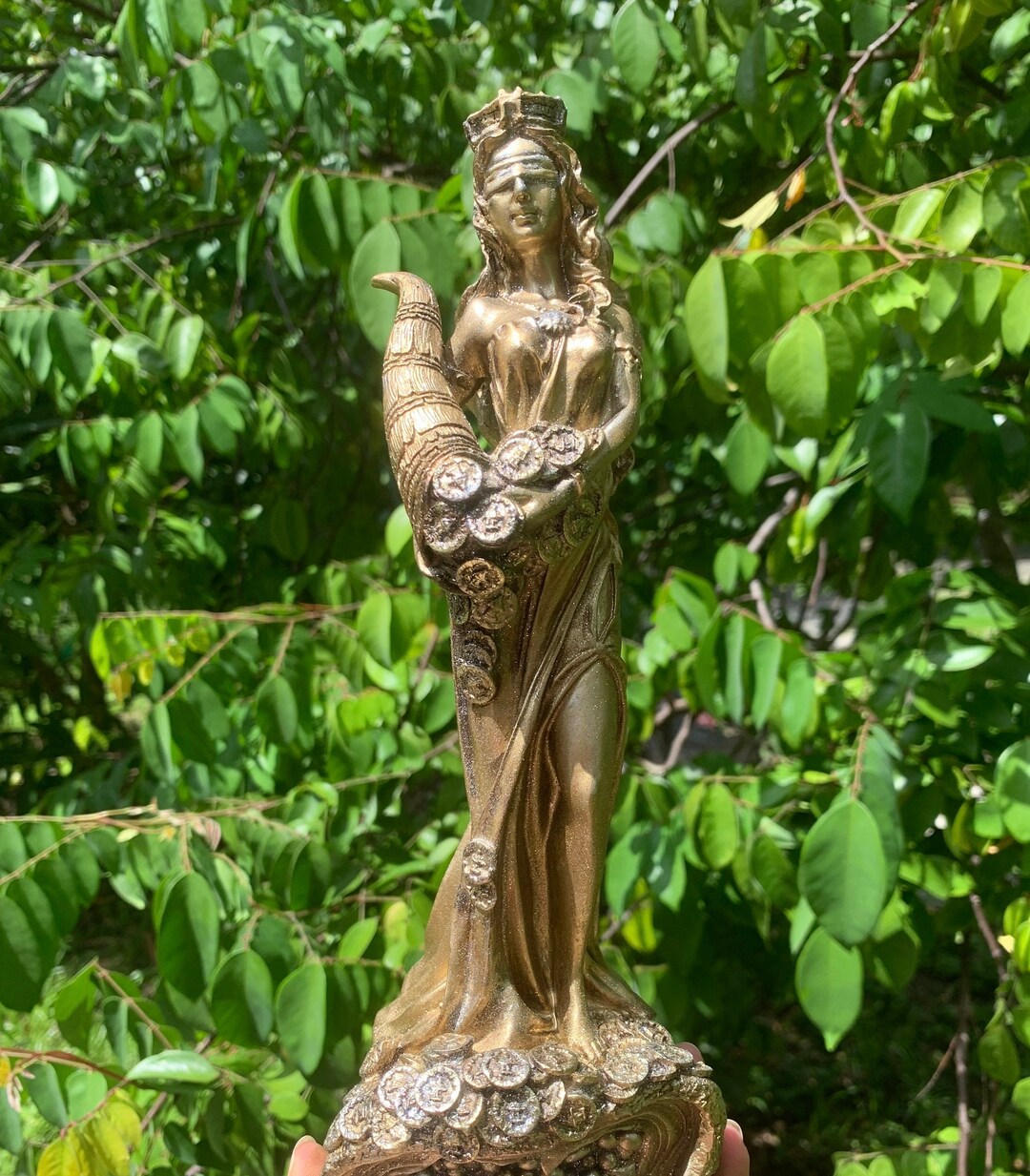 Goddess of Wealth & Prosperity, MONEY Tyche, Fortuna, Euthenia Large - Etsy