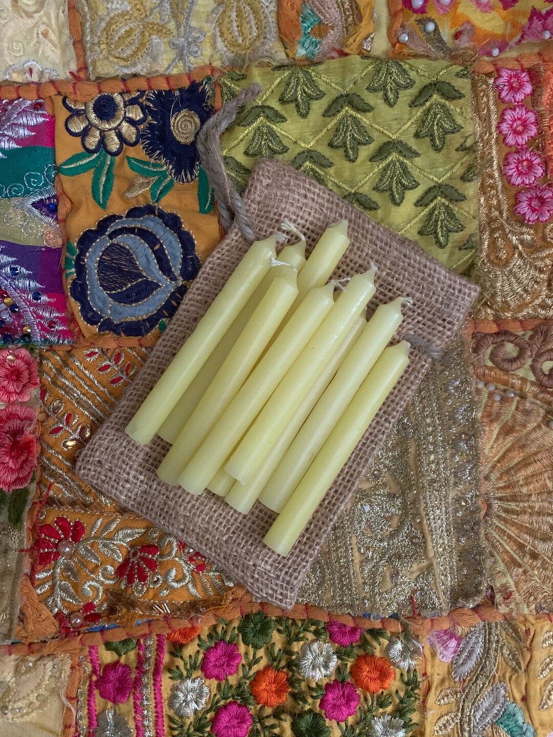 10 Yellow Spell Candles - Etsy