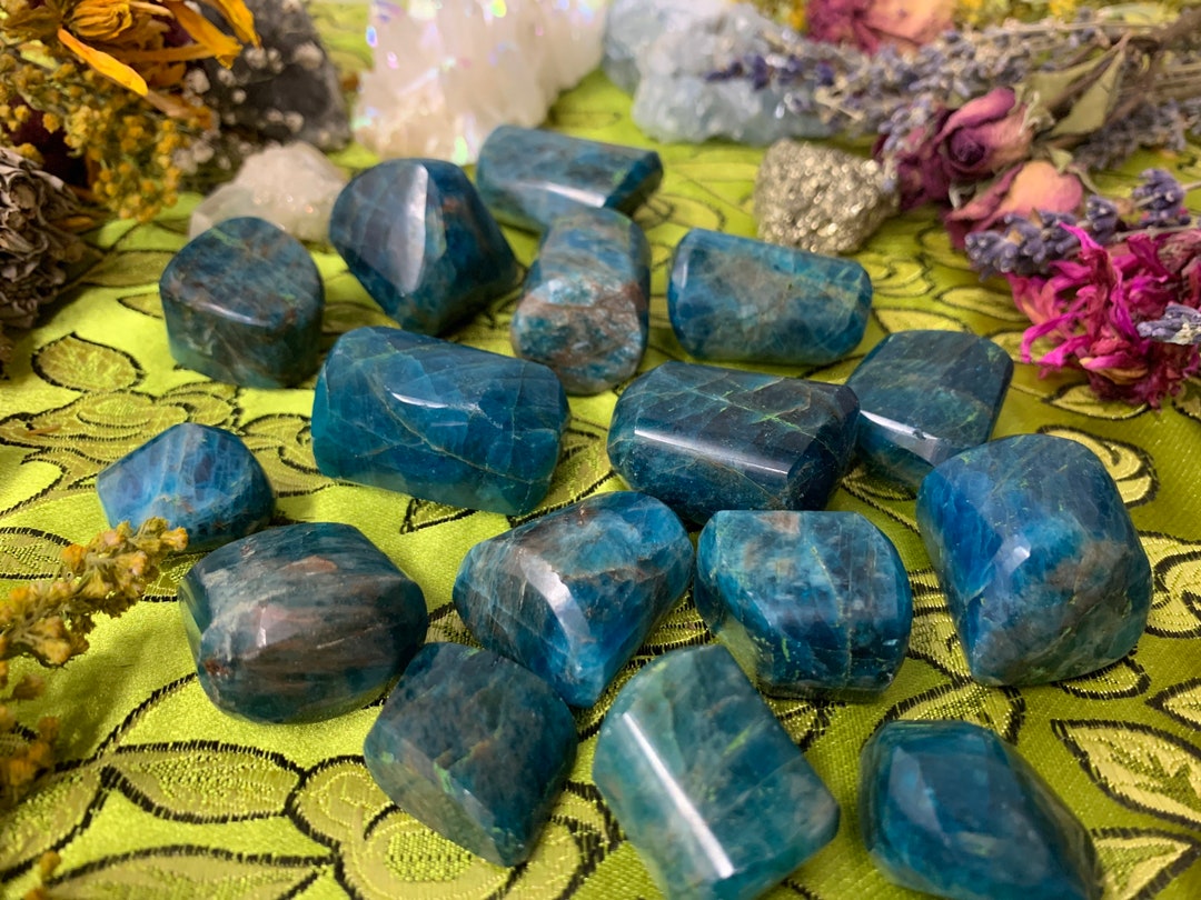 Tumbled Apatite - Etsy