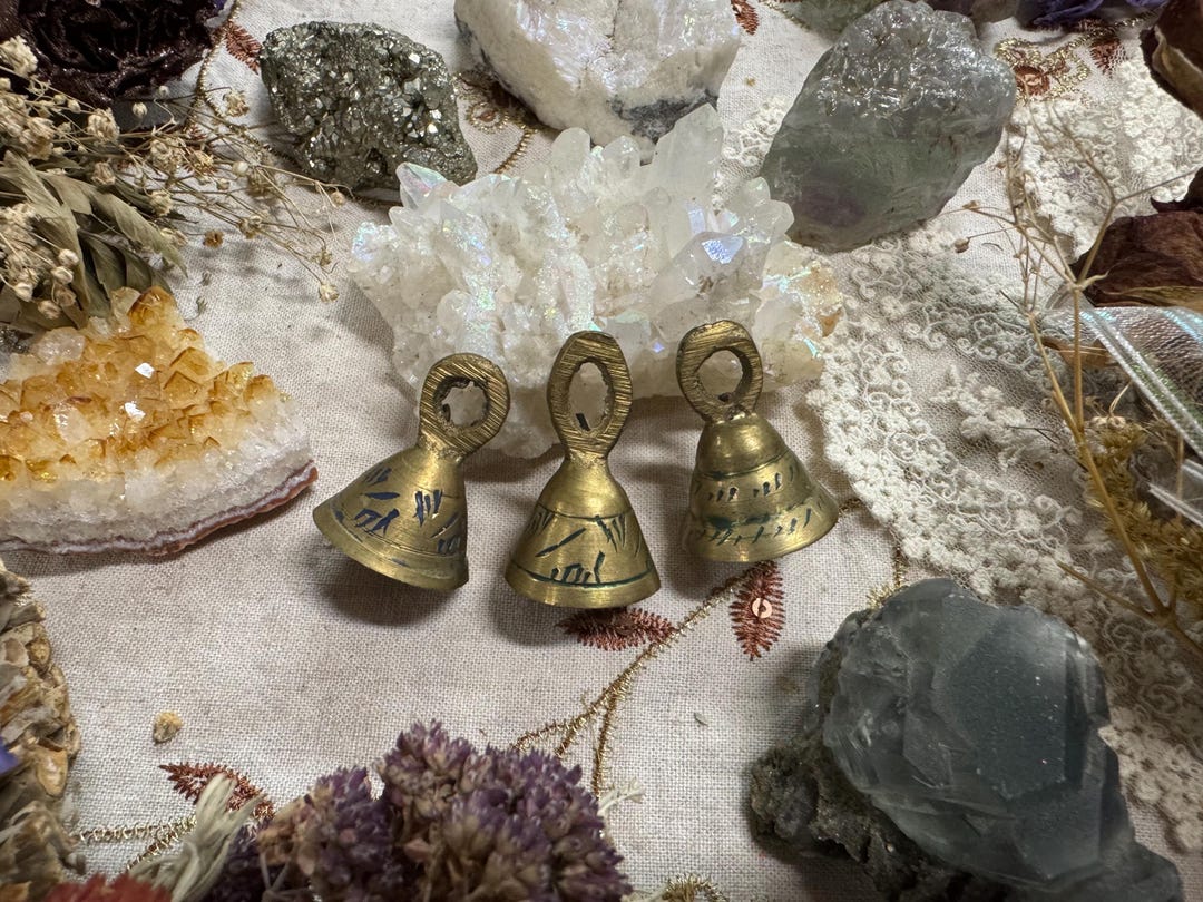 Vintage Brass Mini Altar Bells (set of 3) - Etsy