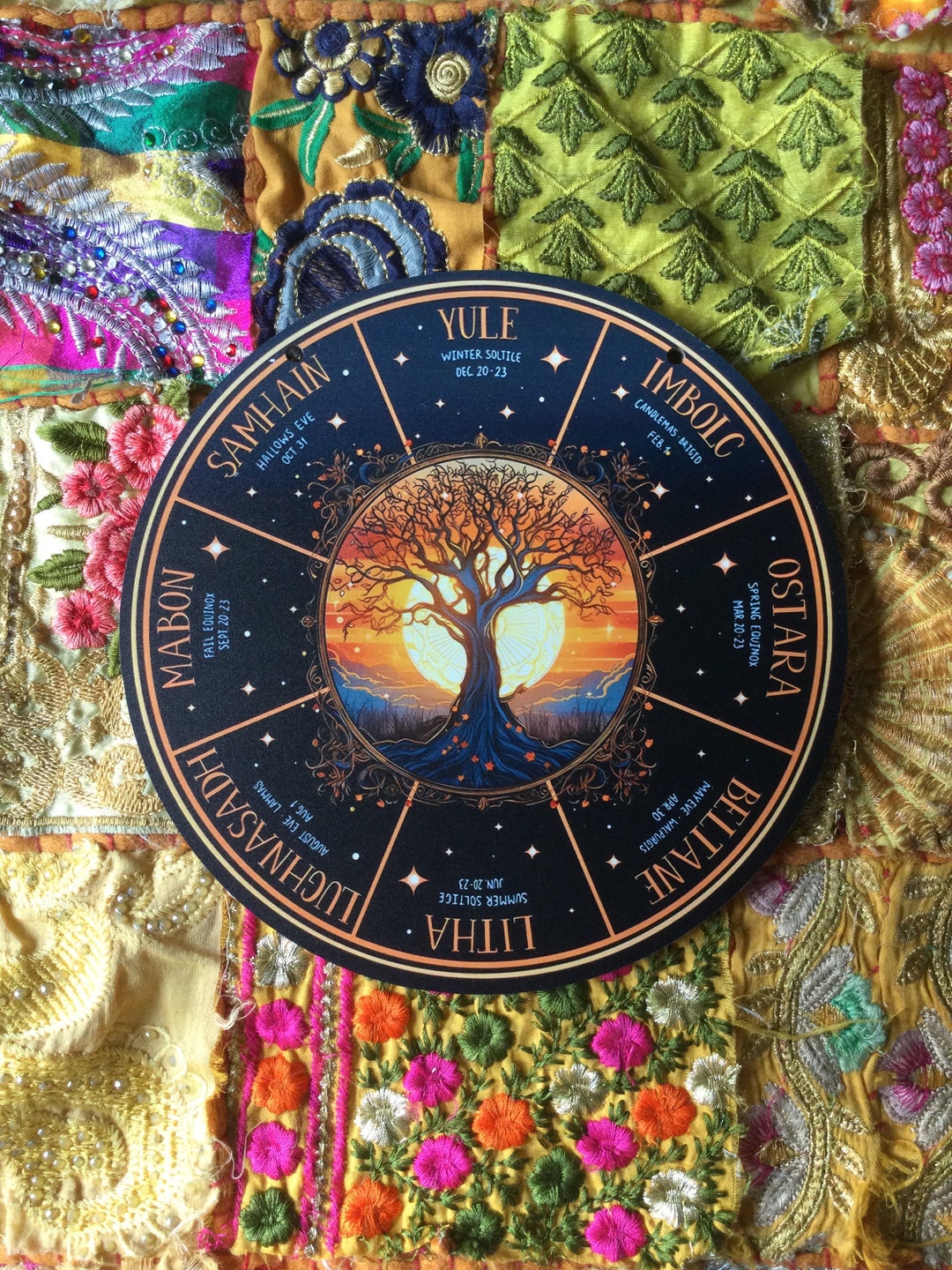 Tree of Life Wheel of the Year - Etsy