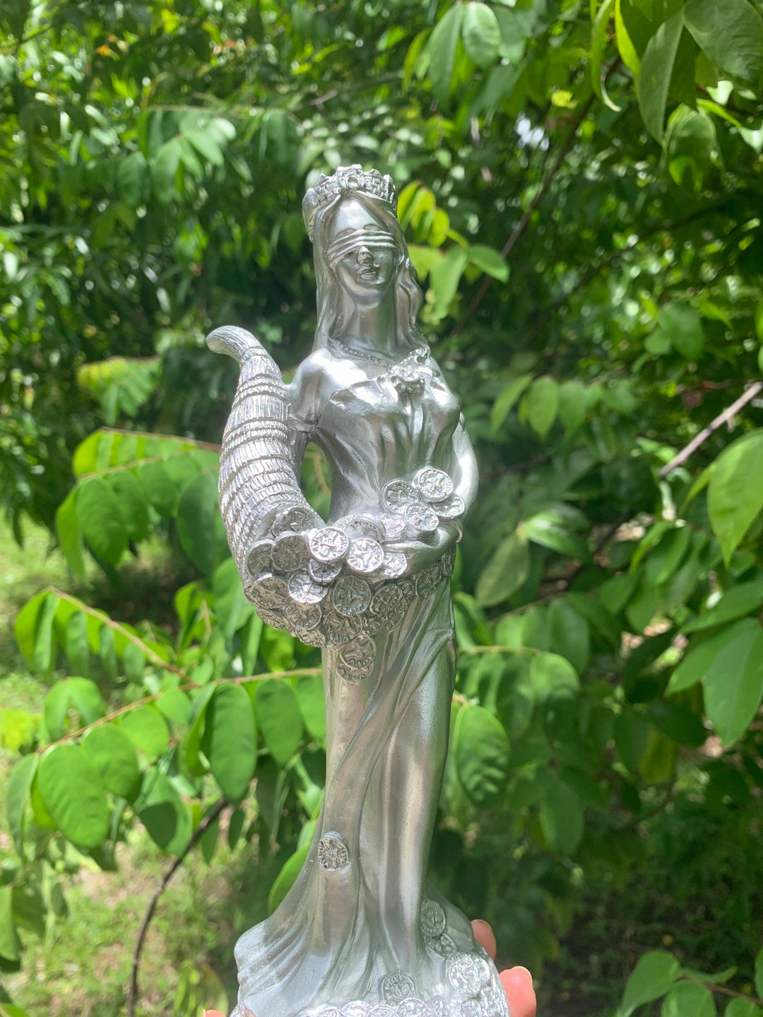 Tyche Greek Goddess of Prosperity and Abundance Fortuna, Euthenia - Etsy