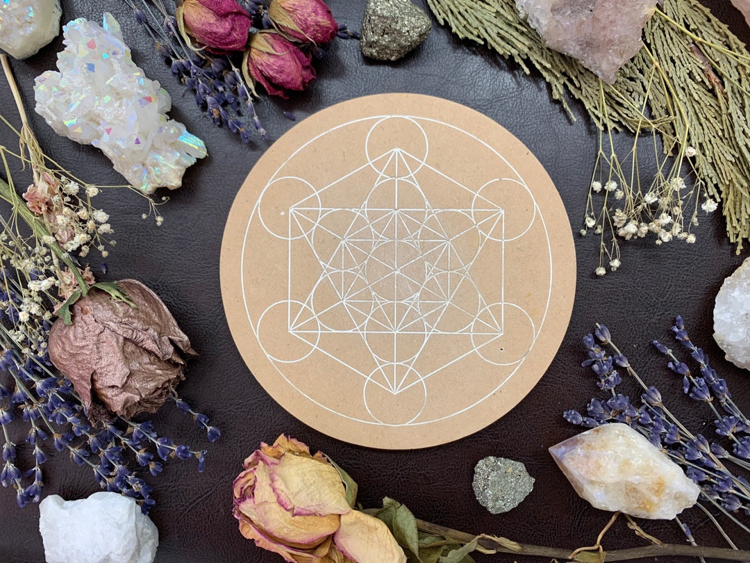 Metatron’s Cube Crystal Grid 6” - Etsy