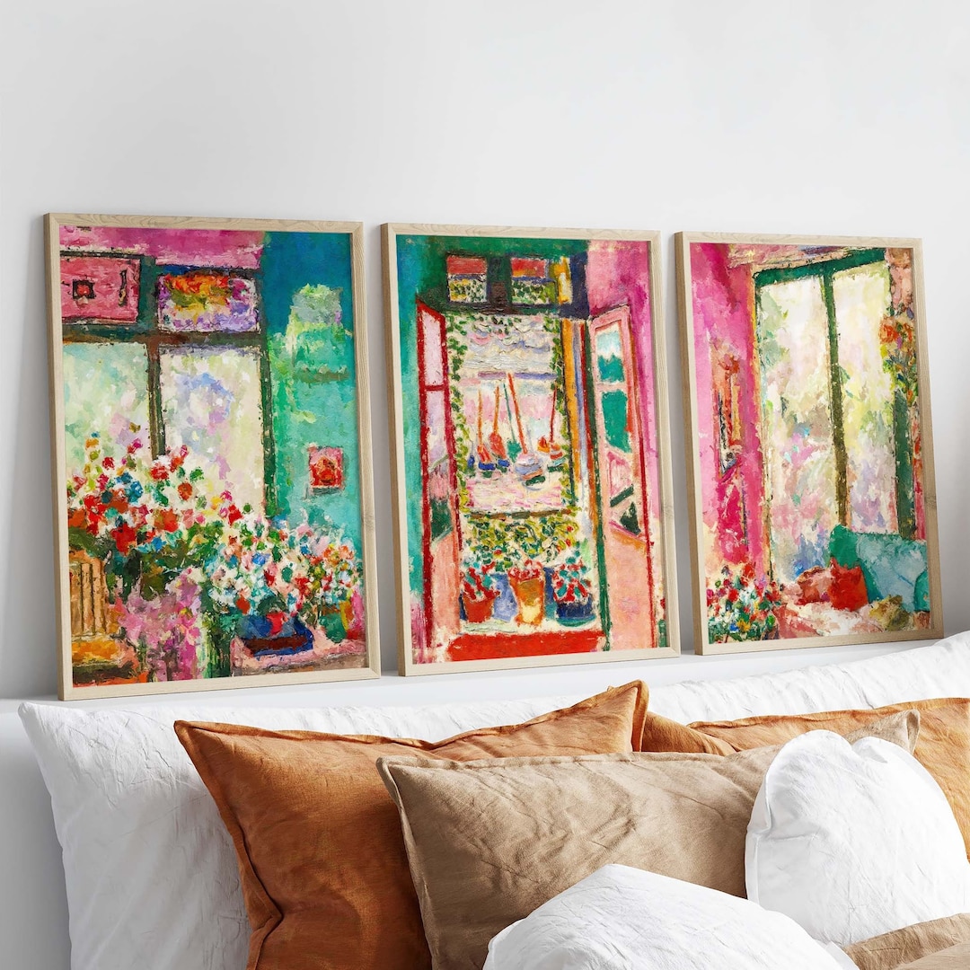 Matisse Prints, Open Window Matisse Flowers, Floral Wall Decor, Spring ...