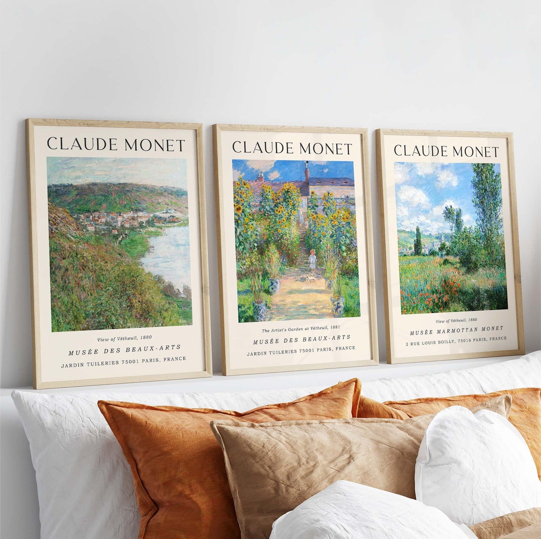 Claude Monet Poster, Coastal Prints, Monet Poster, Monet Exhibition ...