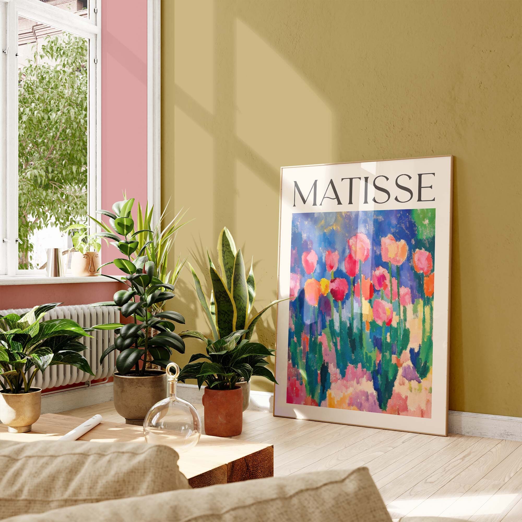 Henri Matisse Print, Flowers Wall Art, Tulip Garden Print, Gallery Wall ...