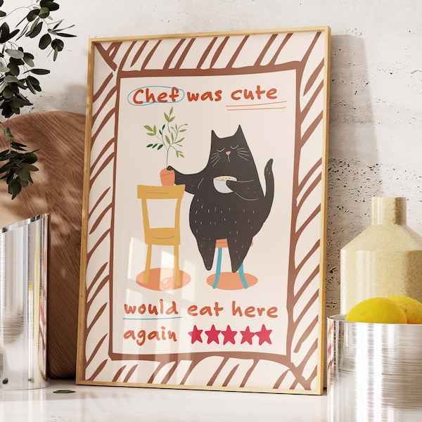 Cat Kitchen Decor - Etsy