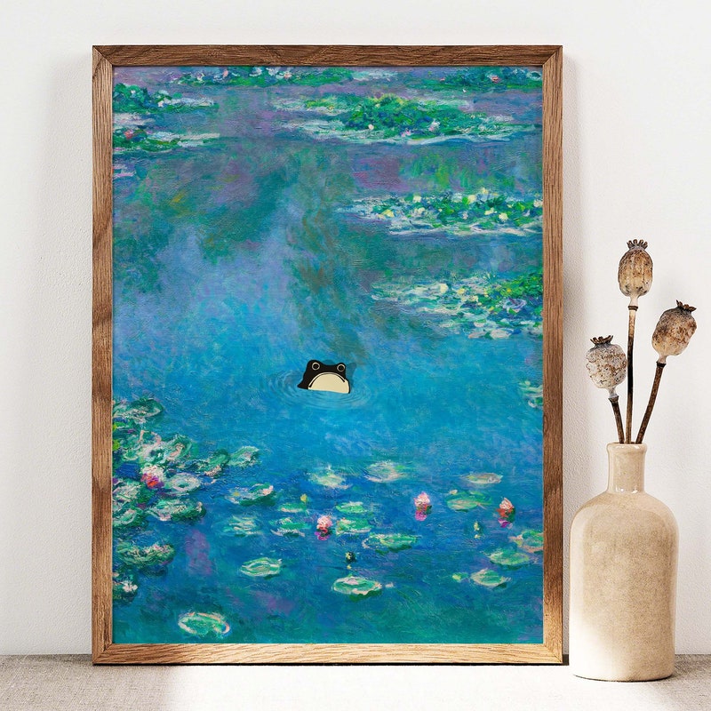 Frog Art - Etsy