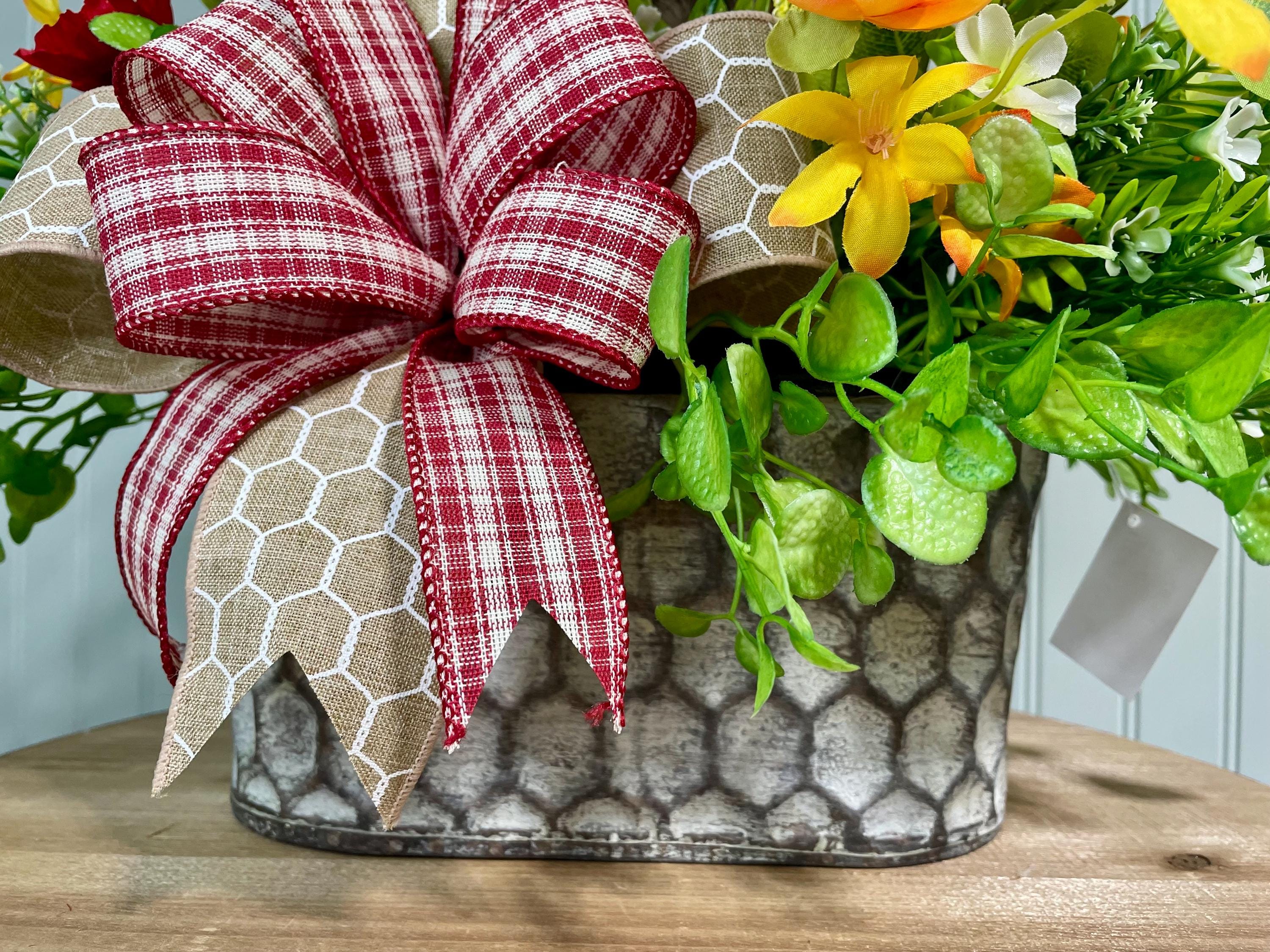 Unique Farmhouse Rooster Chicken Centerpiece - Rustic Farmhouse Kitchen ...