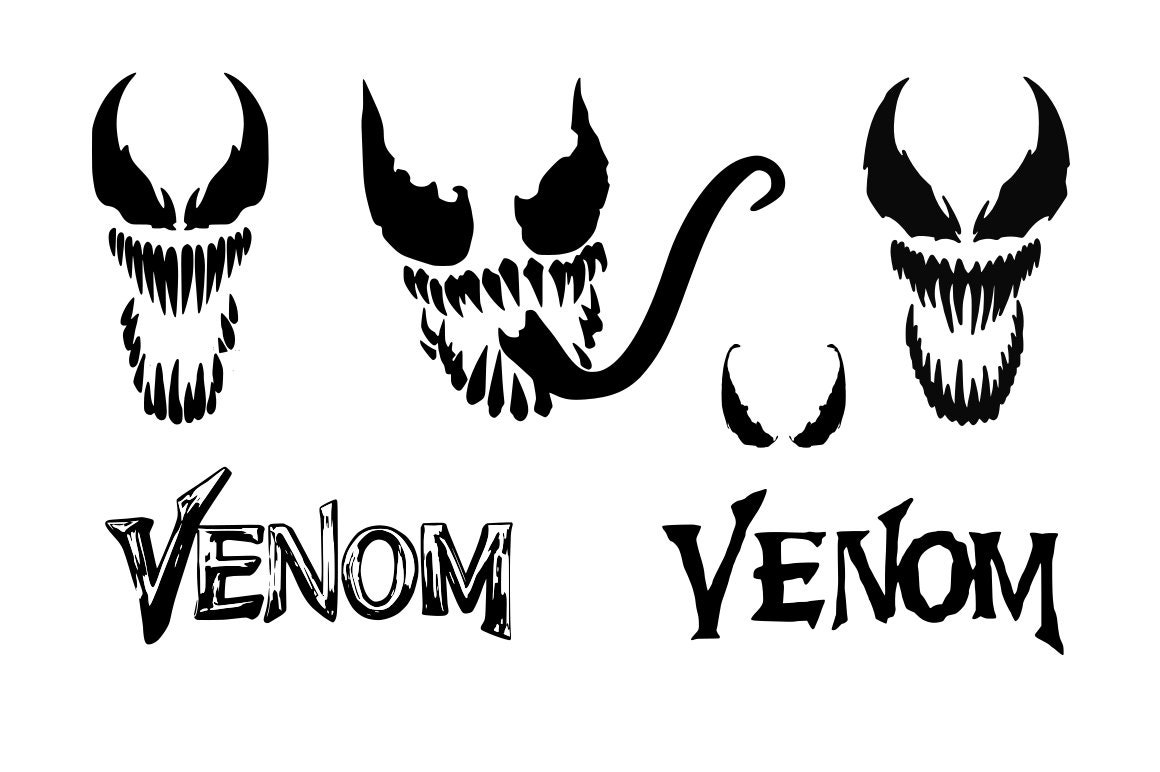 Venom Logo Stencil