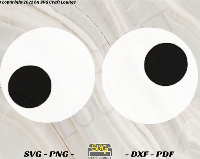 Googly Eyes Bundle Design Cut File Stencil Silhouette Cricut Svg Png ...
