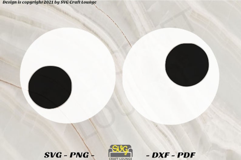 Googly Eyes Bundle Design Cut File - Stencil - Silhouette - Cricut ...