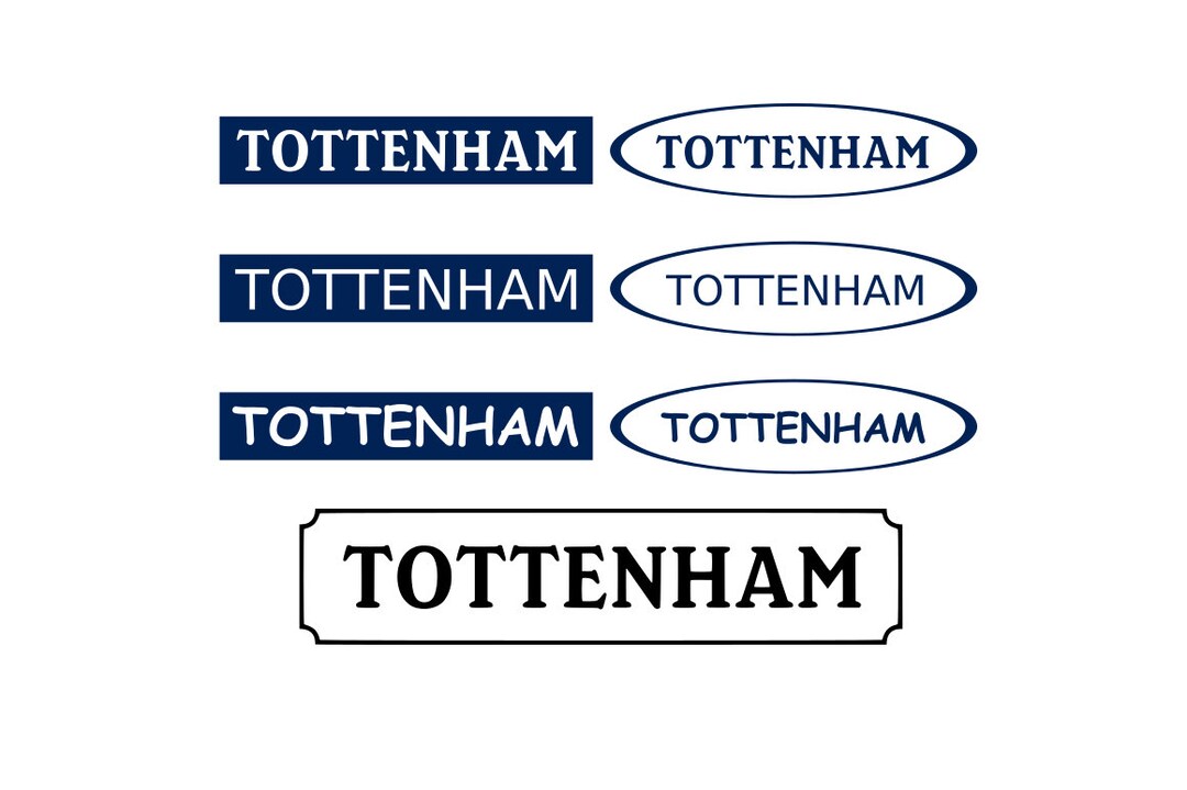 UK Tottenham | SVG Cutting File Digital Download File Also as Svg Dxf ...