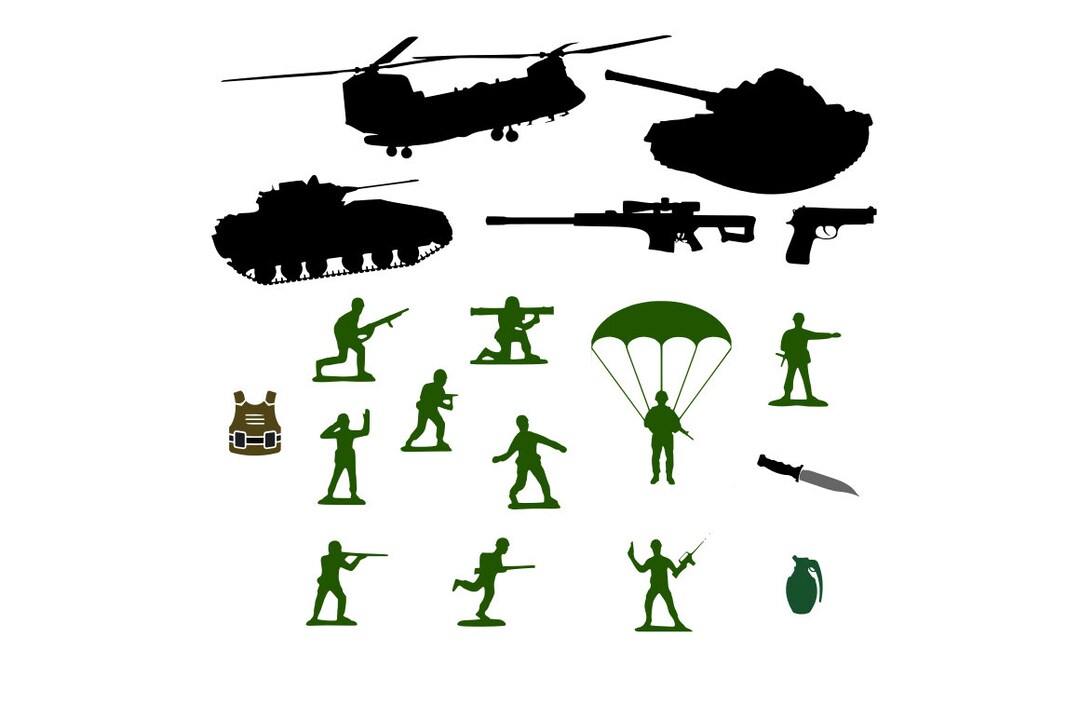 Toy Soldiers - Army - Green Figures SVG | Digital Download Available in ...