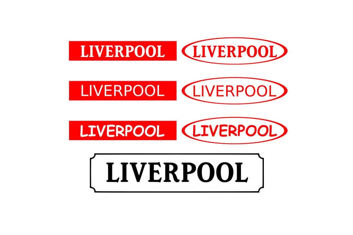 UK Liverpool Red Design Cut File - Stencil - Silhouette - Cricut - Svg ...