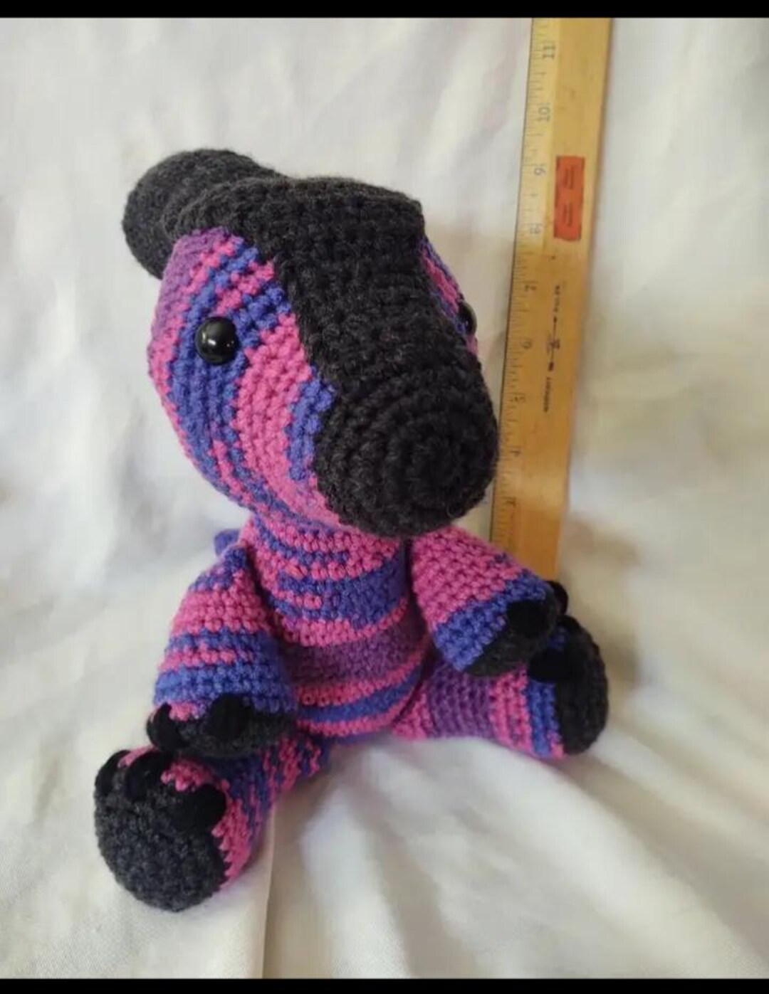 Pride Parasaurolophus Plushie, Bi - Etsy