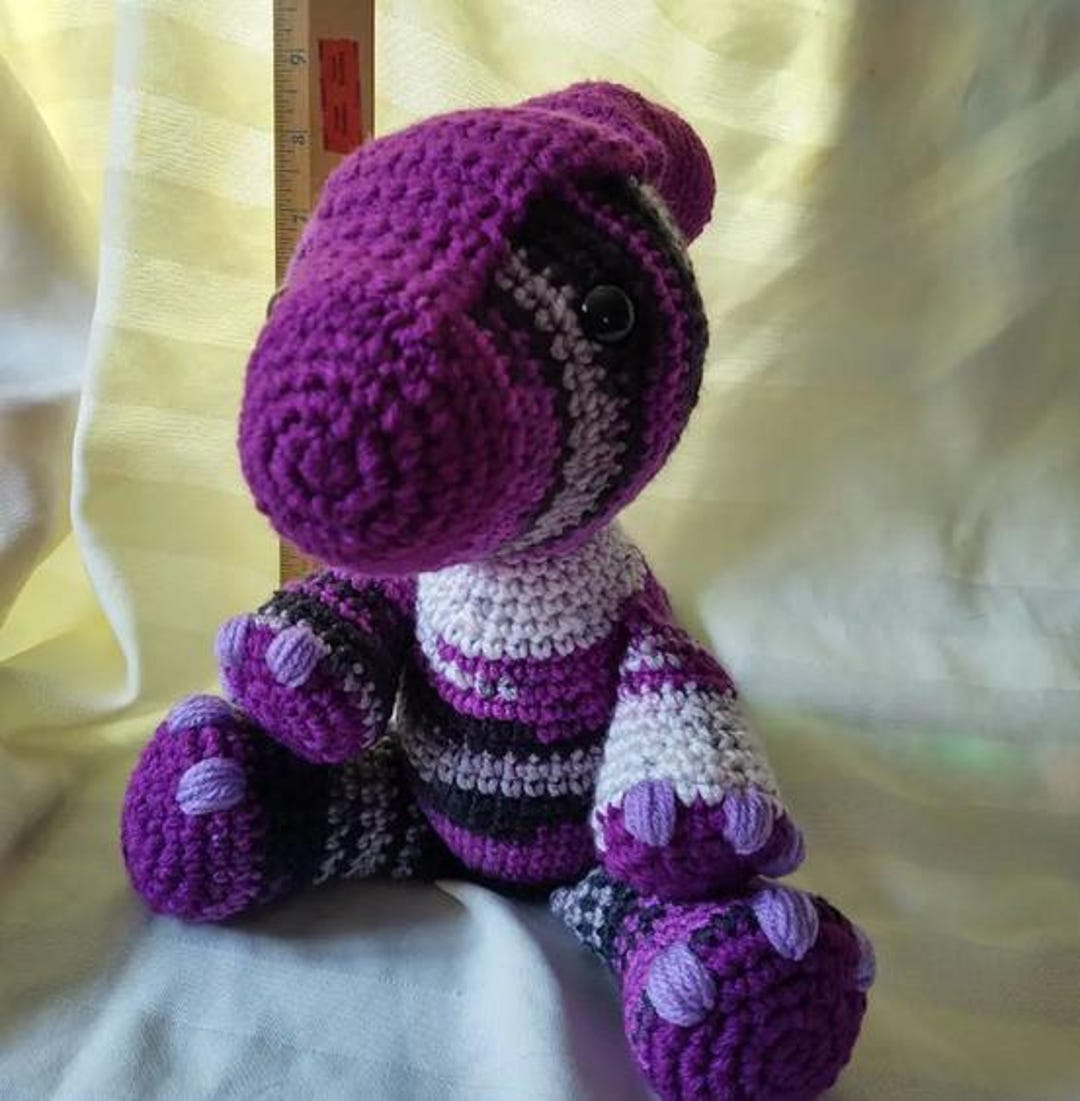 Pride Parasaurolophus Plushie, Asexual - Etsy