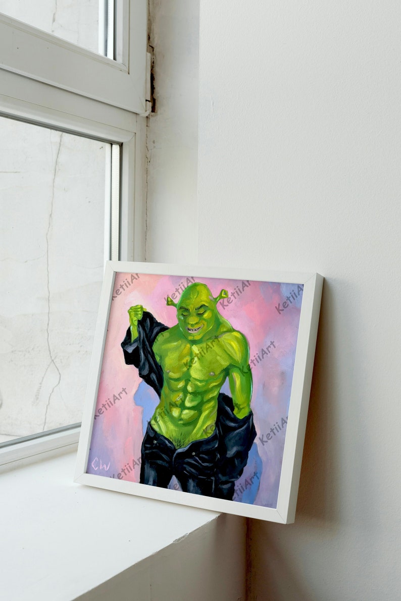 Jacked Shrek - Digital Download - Etsy