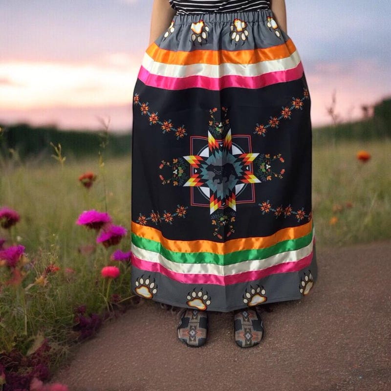 Native Ribbon Skirt - Etsy