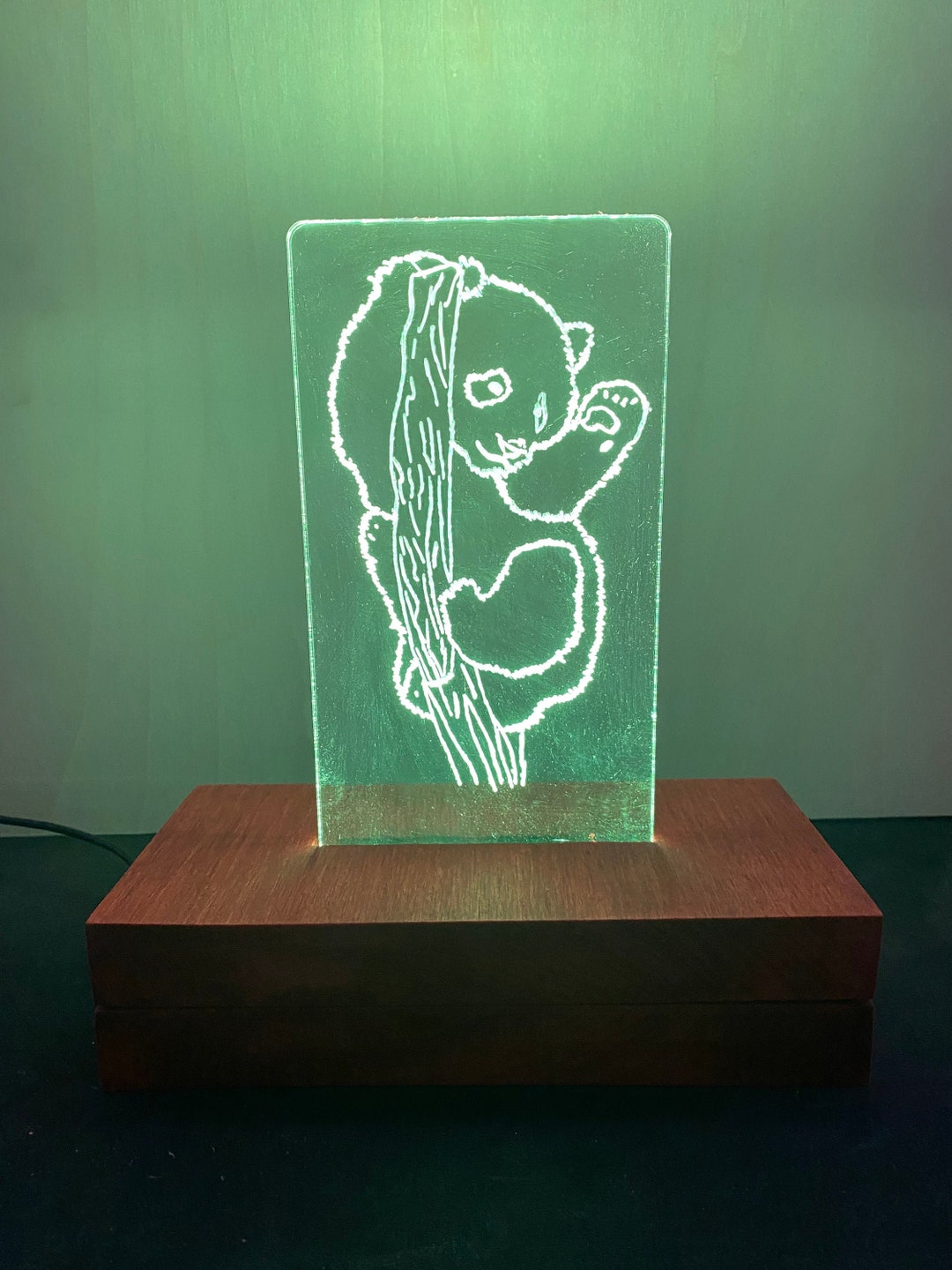 Holographic Engraved Plexiglas Display, Custom Images Possible - Etsy