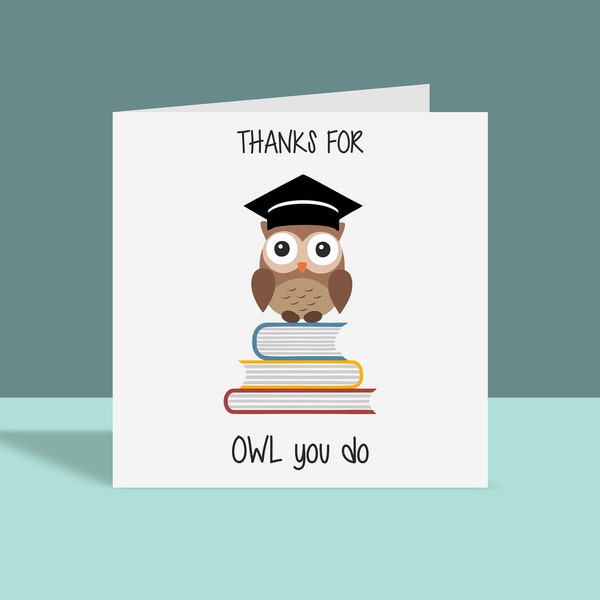 Owl Thank You - Etsy