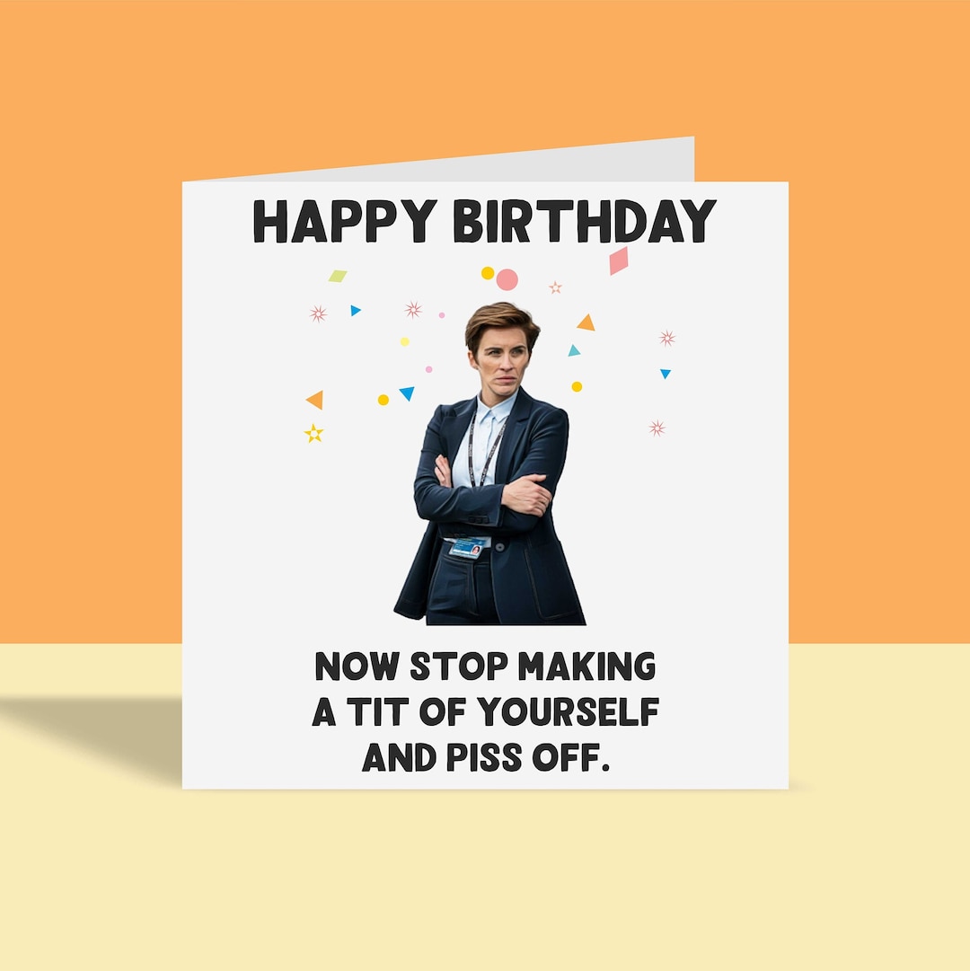 Line of Duty Inspired Kate Fleming Greeting Card Happy - Etsy