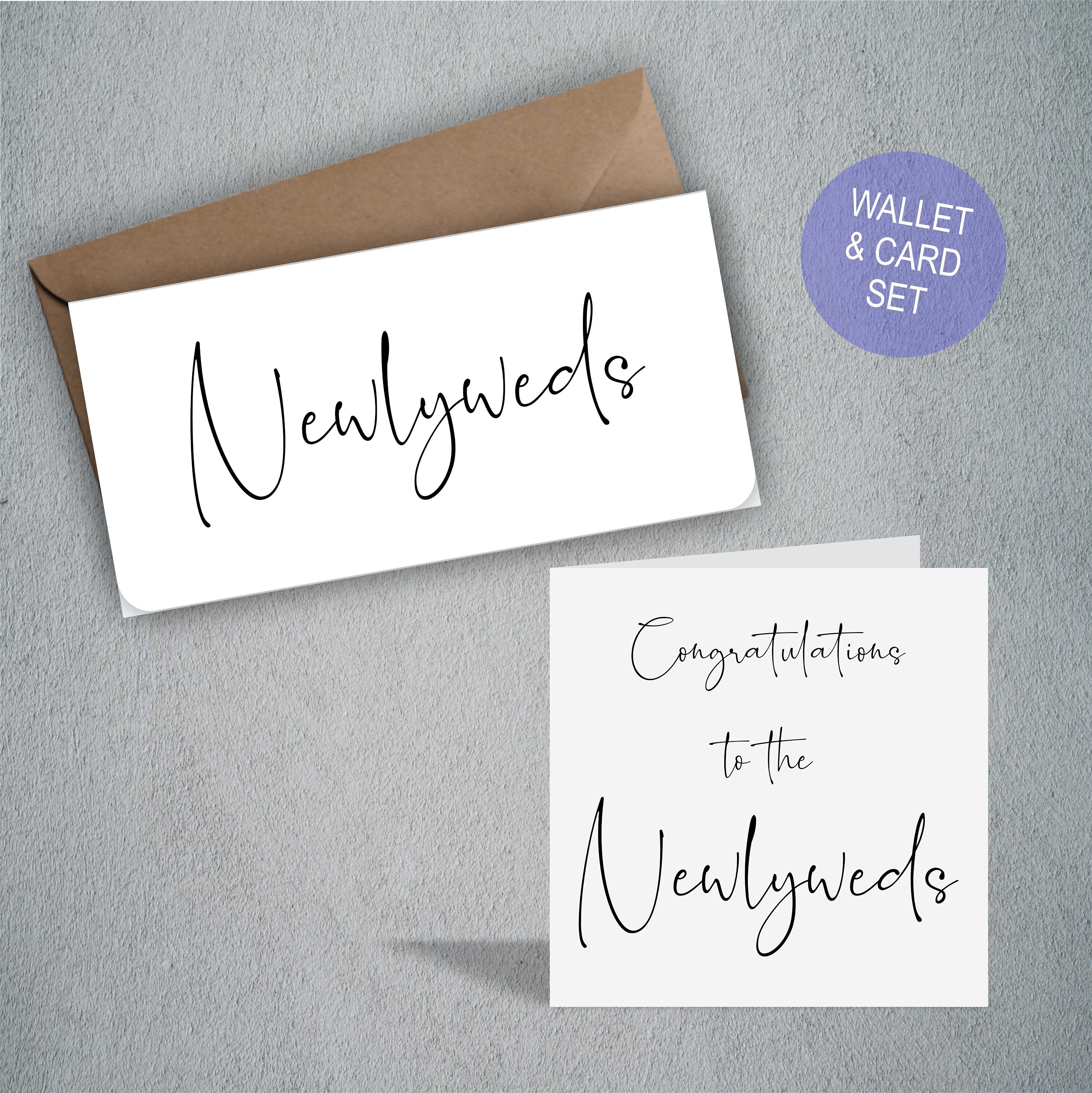 Personalised Wedding Money Wallet Gift Voucher Envelope - Etsy