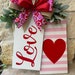 Hugs Kisses and Valentine Wishes Door Hanger, Valentine Double Door ...