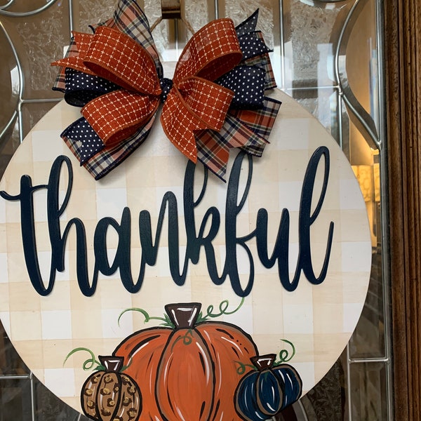 Thanksgiving Door - Etsy