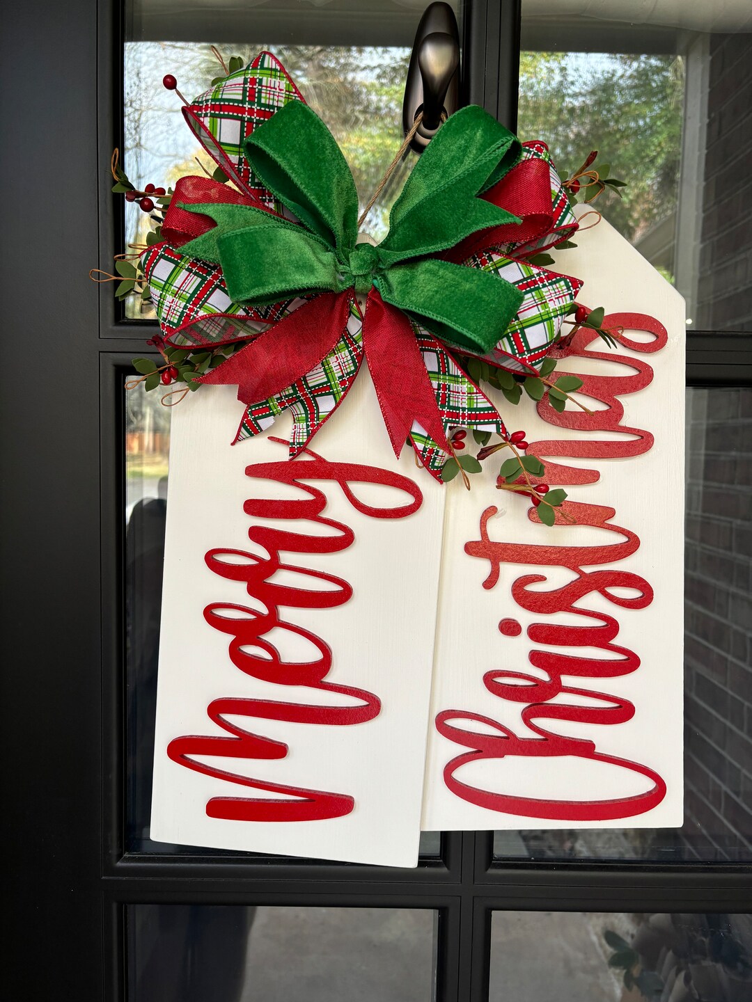 Door Tags, Christmas Door Tags, Merry Christmas Door Hanger, Christmas ...