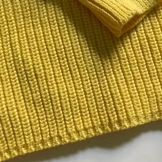 Boston Proper Buttercream Yellow 90s Cutout Chunky Sw… - Gem