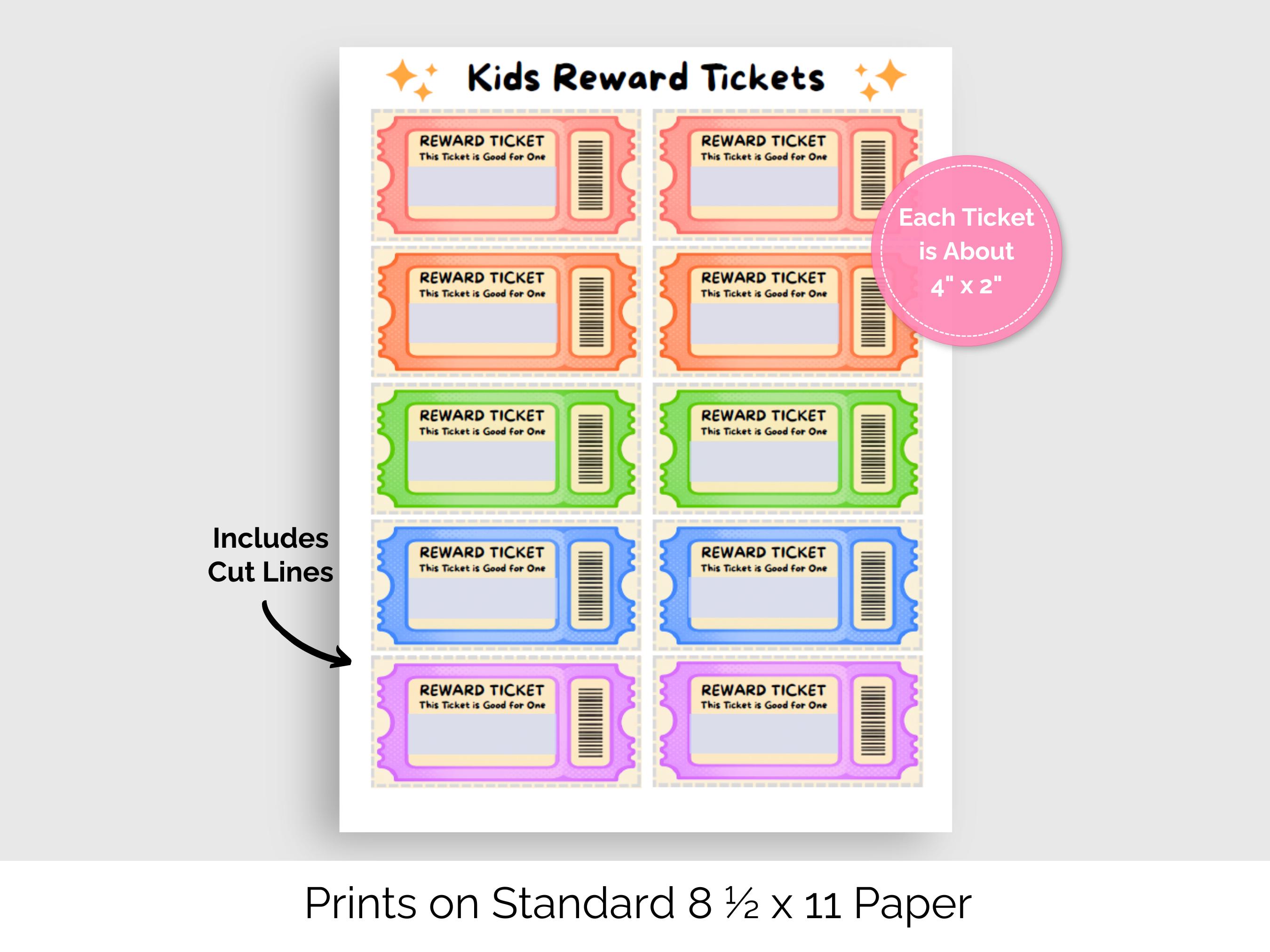 Kids Reward Coupons Printable, Kid Reward Bucks, Kid Coupon Book ...