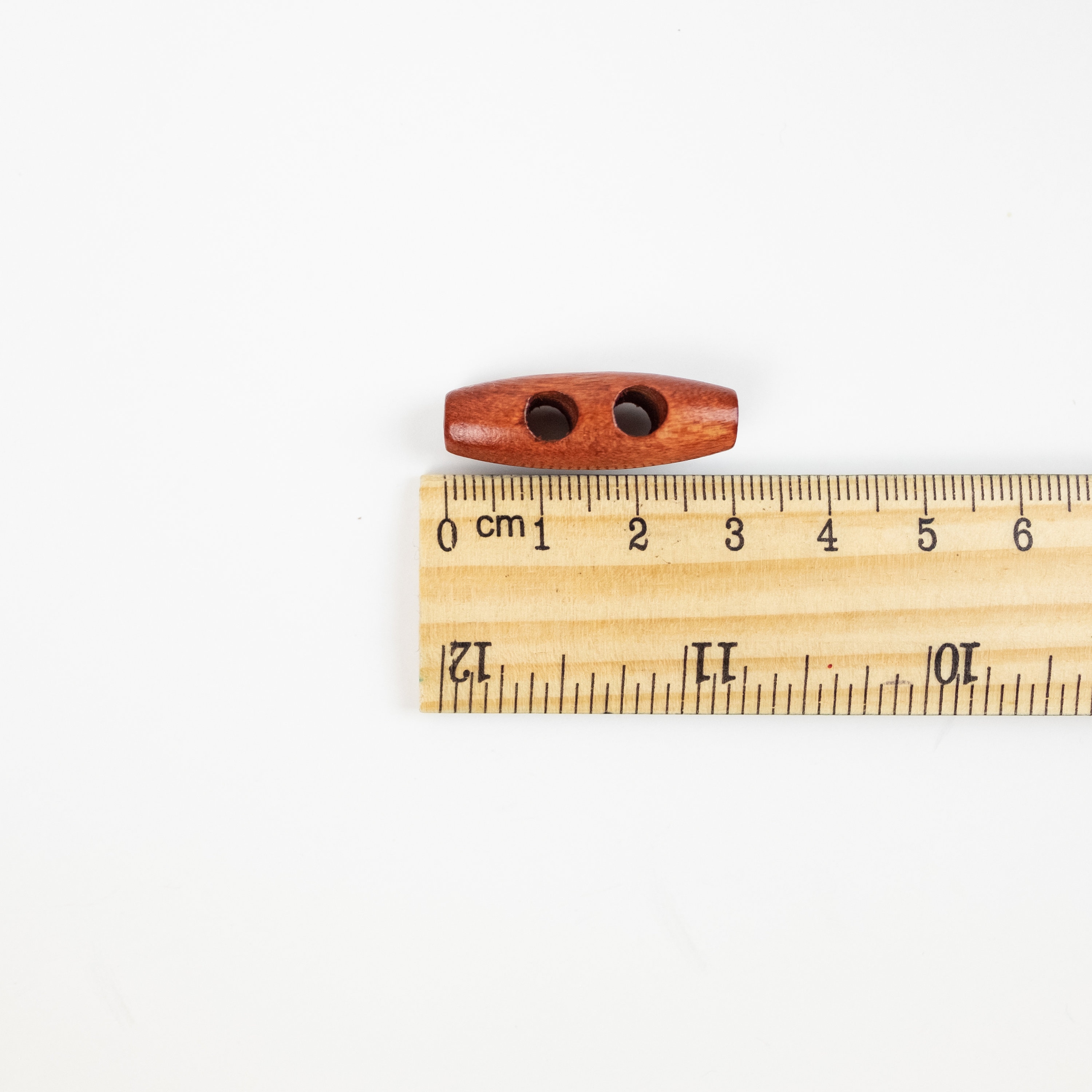 30mm Wooden Horn Toggle Button for Sewing, Knitting, Crocheting ...