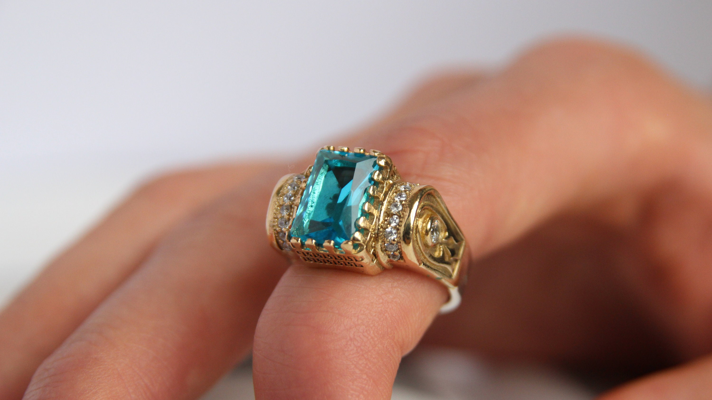 Ring for Women Turkish Handmade 925K Sterling Silver - Etsy UK