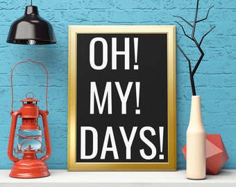 Oh My Days - Etsy