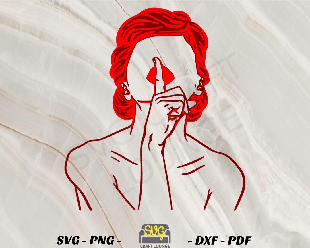 Shush SVG Cutting File Digital Download File Also as Svg Dxf - Etsy