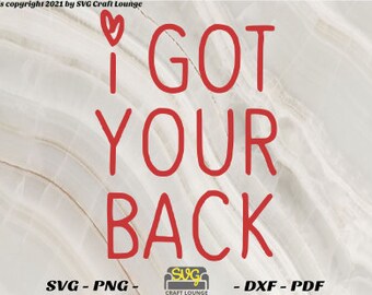 Got Your Back Svg | Etsy
