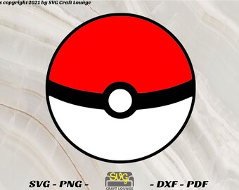 Pokeball Svg - Etsy