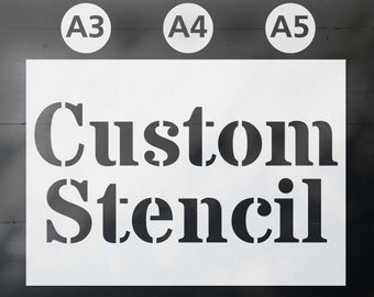 Knife and Cleaver Stencil Reusable Knife and Cleaver Stencil - Etsy