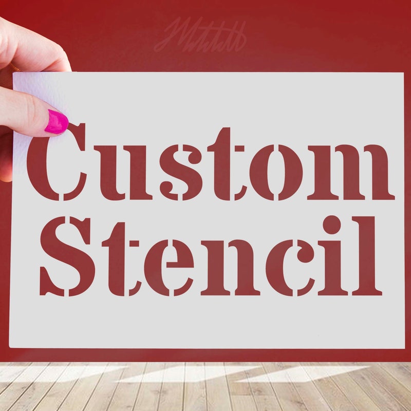 Custom Made Stencil - Etsy